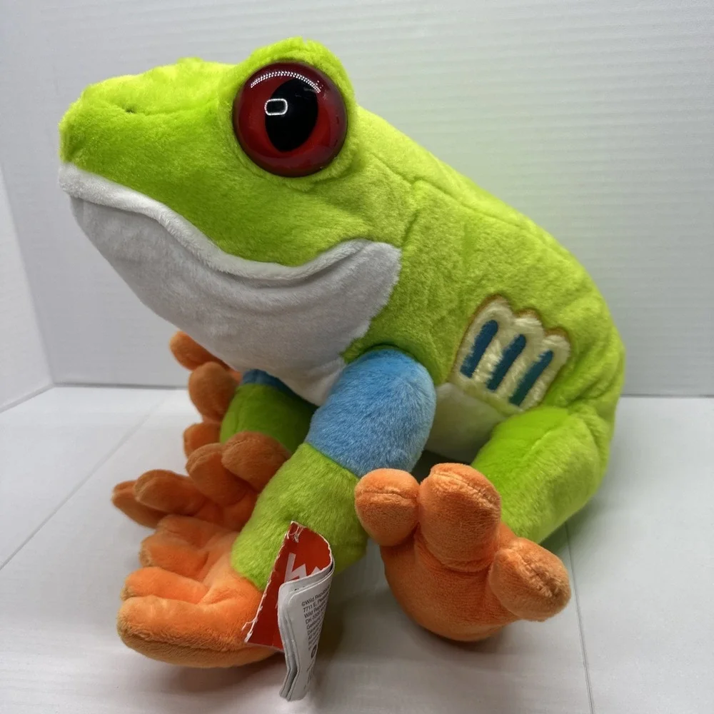 Wild Republic | Toys | Wild Republic Red Eye Tree Frog Plush Green 2 ...